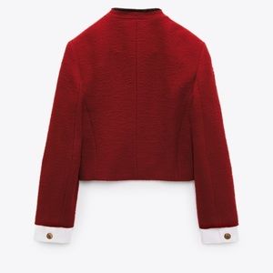 Zara | Jackets & Coats | Zara Textured Weave Jacket With Pockets | Poshmark